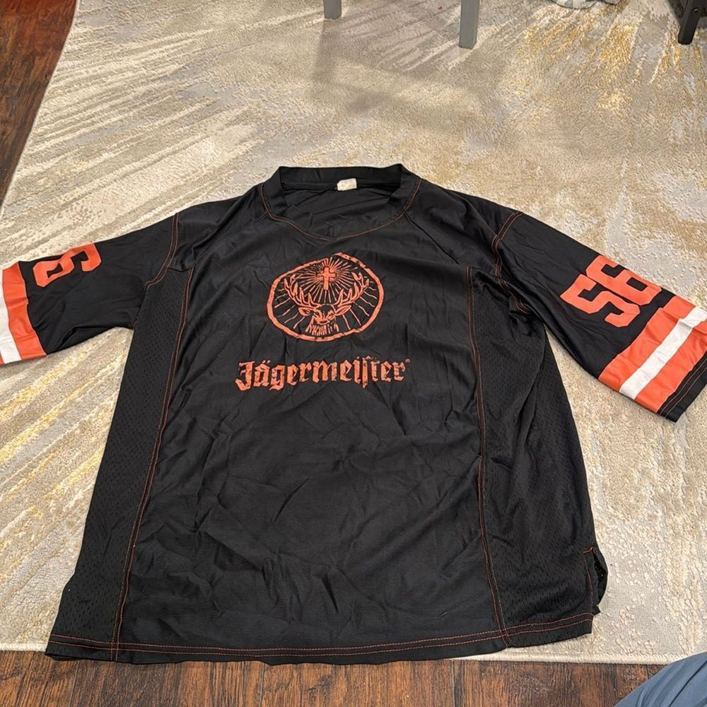 Vintage Jagermeister 56 Yard Line Hit Front And Back … - Gem